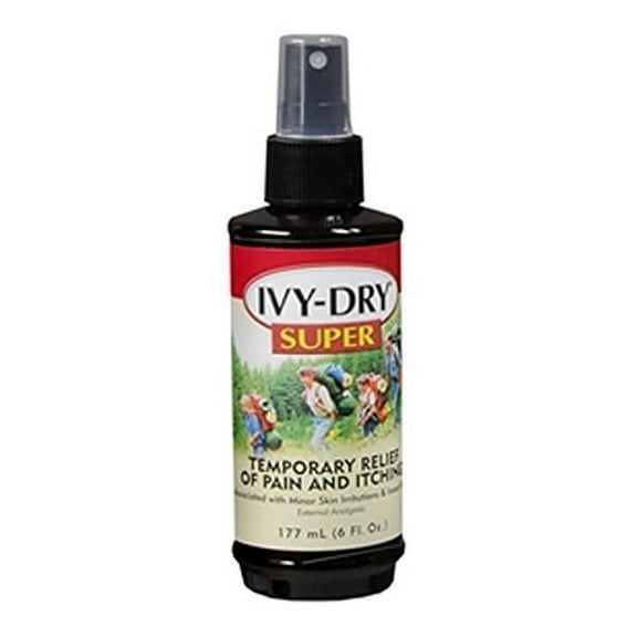Ivy-Dry SUPER Temporary Relief of Pain and Itching, 6 Fl. Oz. HSA/FSA ...