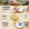 Mini Flower Press Kit Keychain, Portable Engraved Metal Flower Press ...