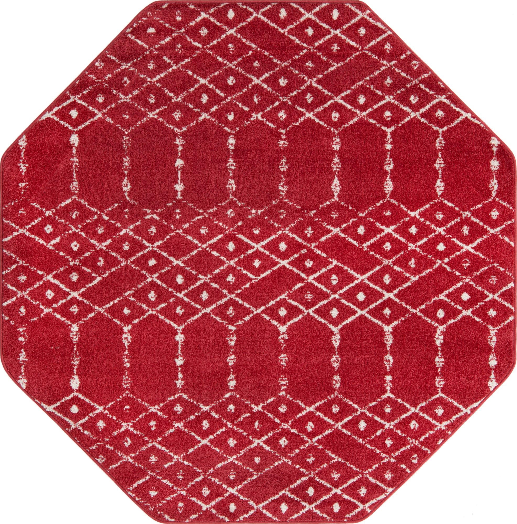 Rugs.com Paxon Trellis Collection Rug – 2' x 3' Raspberry Pink Medium ...