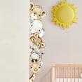 51.18 x 10.94 Inch Watercolor Animal Wall Decals Tiger Elephant Zebra ...