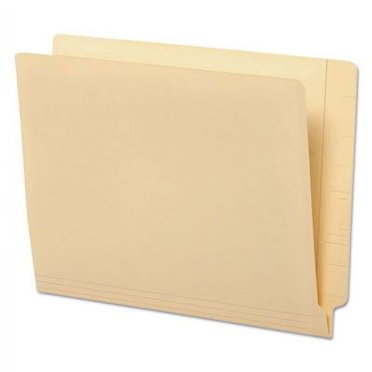 Manila End Tab Folders, 9.5" Front, 1-Ply Straight Tabs, Letter Size ...