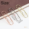 50Pcs Paper Clips Pen Holders,Rose Gold Clips,Paperclip Pen Holders for ...