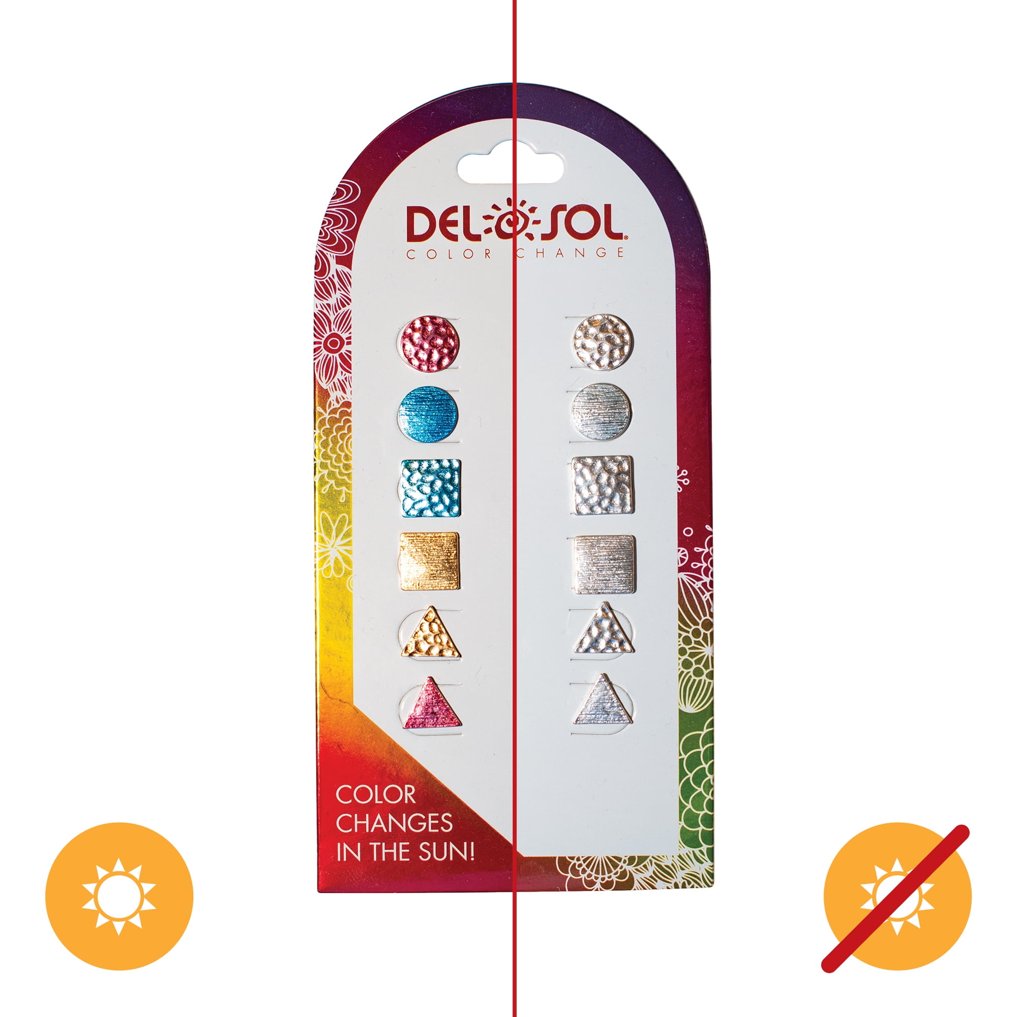 Click here for Del Sol Color-Changing Earrings - Geometric By Del... prices