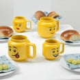 LEGO: Classic Yellow Minifigures Winking Girl Ceramic Mug, 8.6oz ...