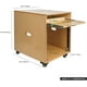 Sound Town 10U Plywood Studio Rack Desk with Slide-Out Tray, Rubber ...