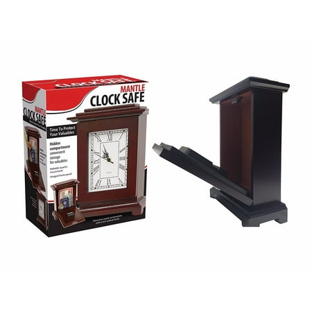 Concealment Wood Clock Safe Diversion Security Clock Secret Hidden ...