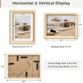6x8 Picture Frames Natural Maple,Original Wood Hand Make Crafted Photo ...