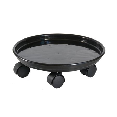 HEIBIN Wheeled Flower Pot Stand, 30cm Rolling Plant Stand, Plant Stand ...