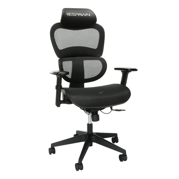 RESPAWN Specter Full Mesh Ergonomic Gaming Chair, in Onyx Black (RSP ...