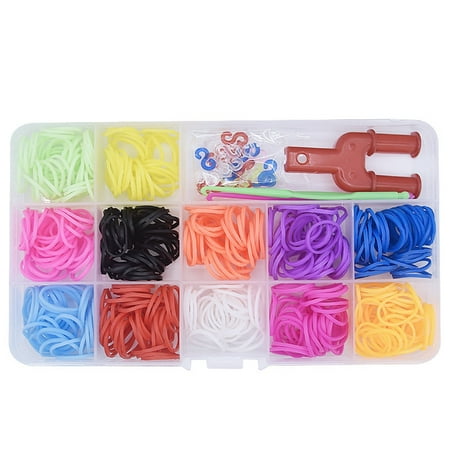 Rainbow Rubber Band Set Creative DIY Loom Rubber Band Bracelet Making ...
