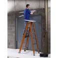Louisville Ladder 10 Foot Fiberglass Step Ladder, 14 Foot Reach, 300 ...