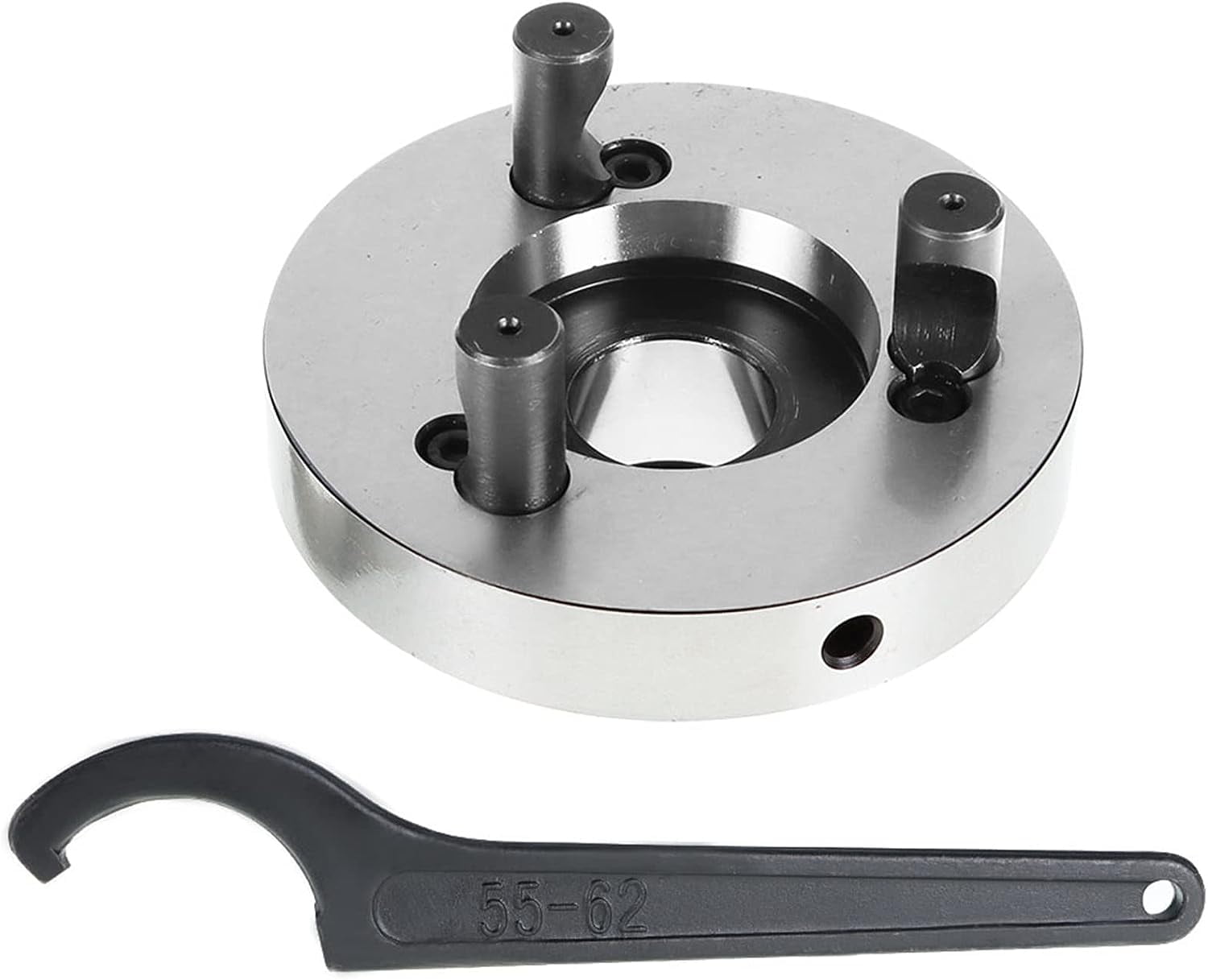 ER40 Collet Chuck 125mm Diameter Compact Lathe Tool Stud 5/8 Inch Fit ...