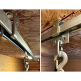 6 Pack Channel Trolley Track Hanger Bracket for All 1-5/8" Strut ...