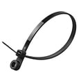100PCS Nylon Tie Buckles Automatic Locking 18kg Load for Secure Cable ...