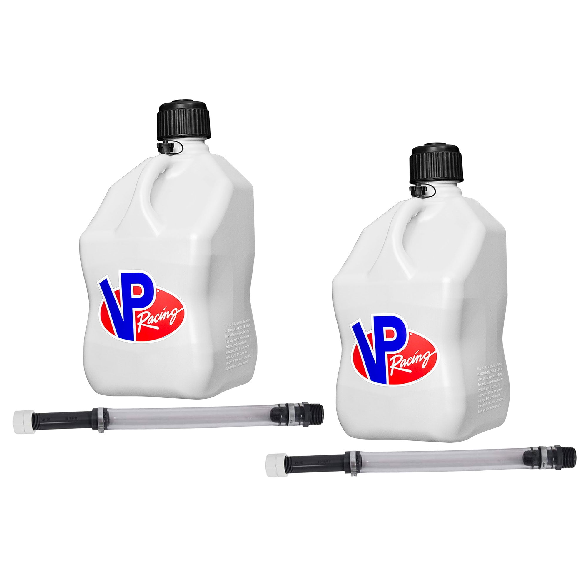 VP Racing Fuels 5.5 Gal Motorsport Racing Liquid Utility Jug, White (2 ...