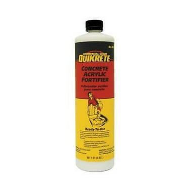 Quikrete 861014 Concrete Acrylic Fortifier 1 Quart - Walmart.com