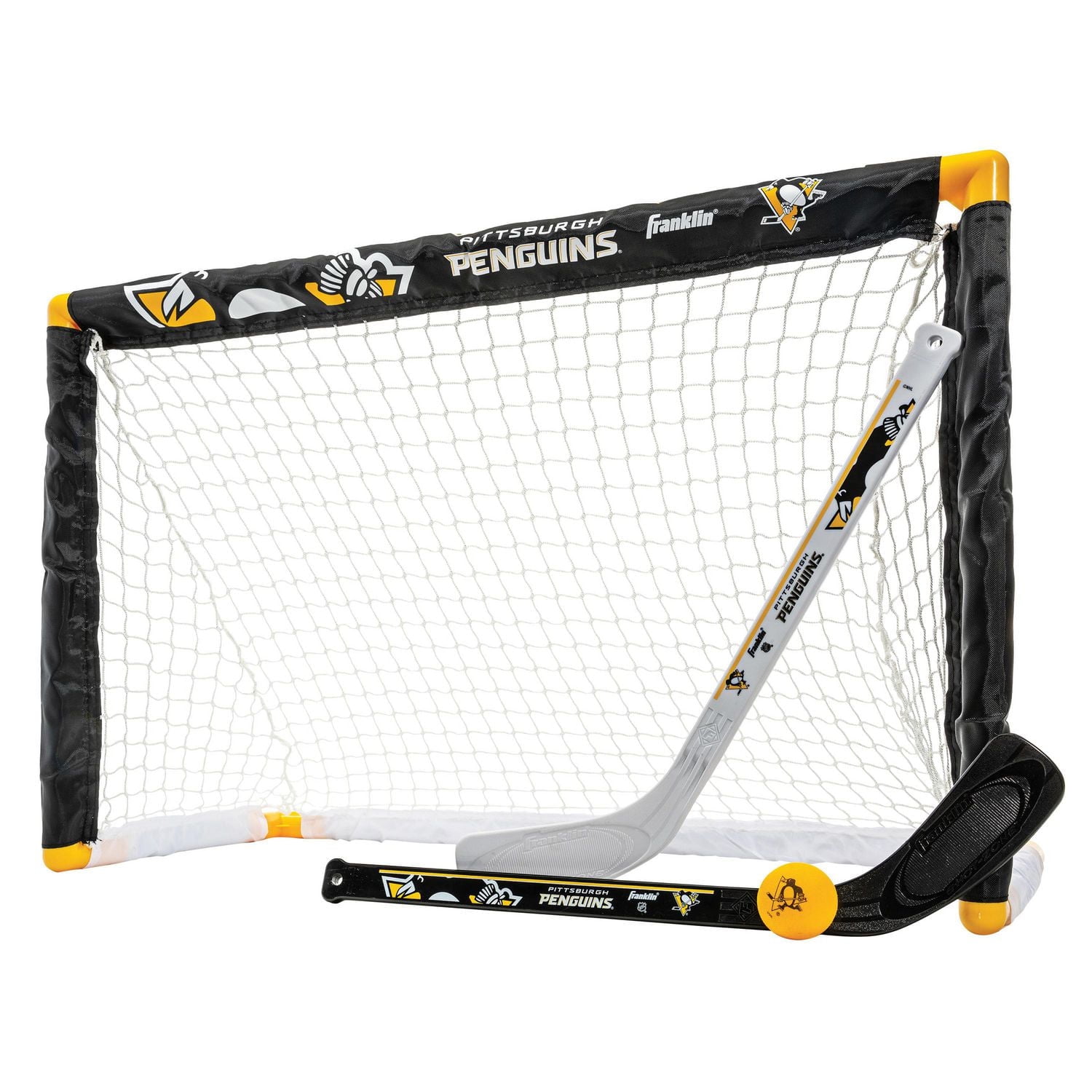 Click here for Franklin Sports Nhl Penguins Mini Hockey Set - Kid... prices