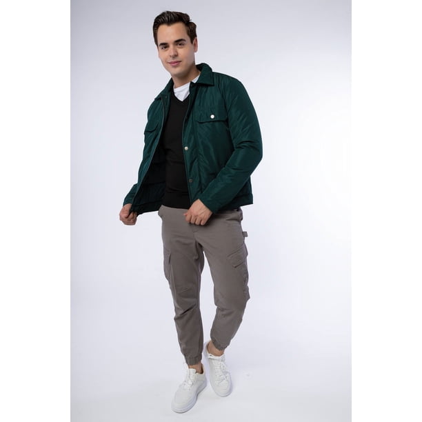 CHAMARRA CAZADORA CON CUELLO AMERICANO PARA HOMBRE GENERRA | Walmart en línea