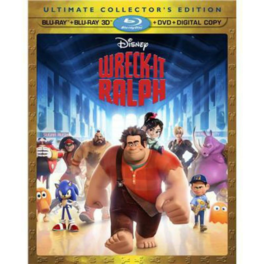 Wreck-It Ralph (Blu-ray + Blu-ray + DVD) - Walmart.com - Walmart.com