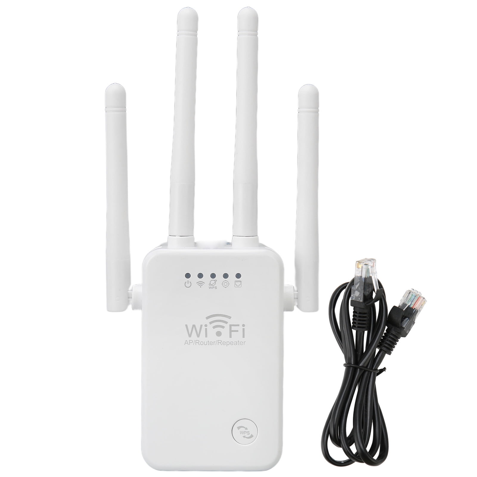 Extensor WiFi 4 Antenas 3 Modos Plug and Play Amplificador de Señal WiFi para Hotel Apartamento ...