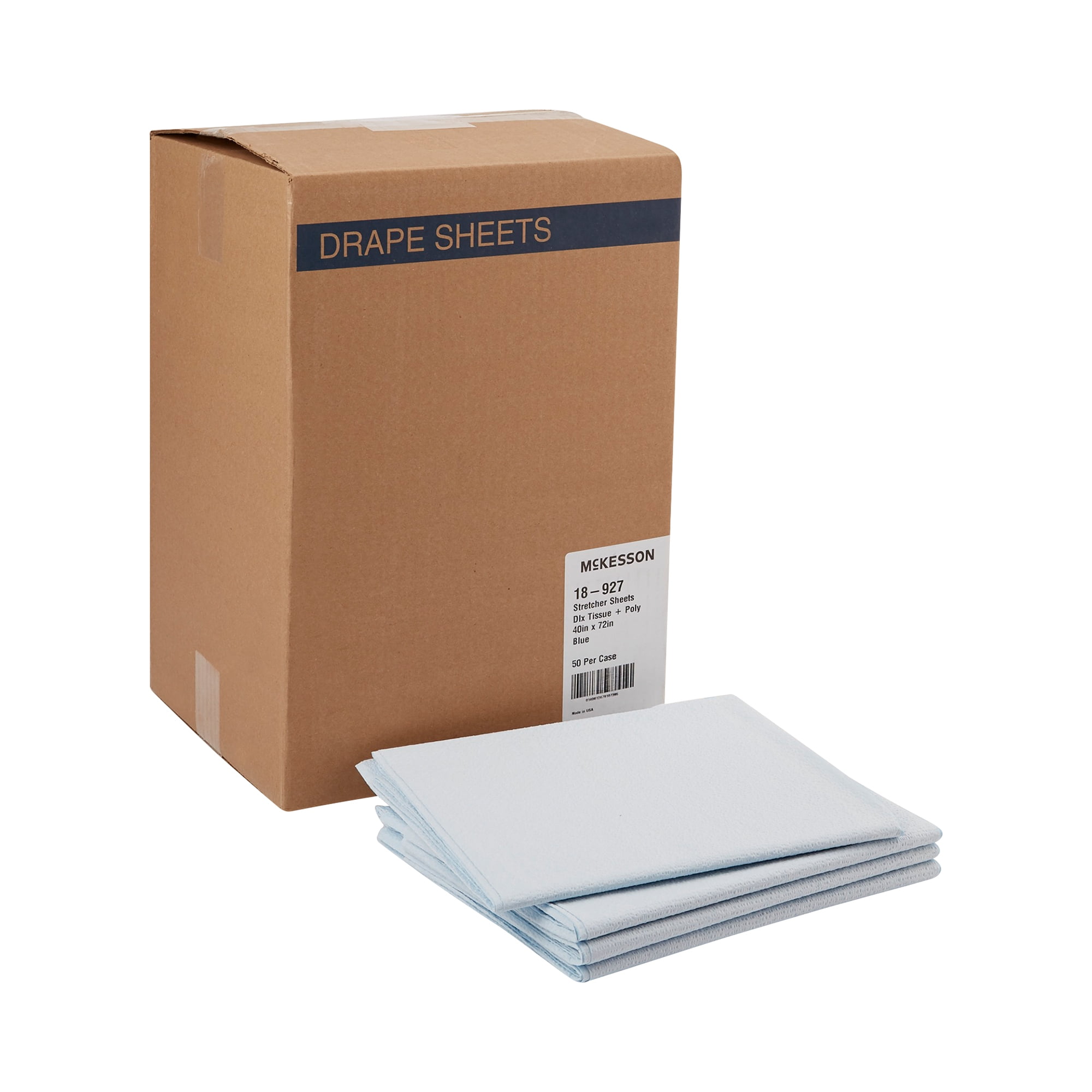 McKesson Stretcher Sheets, Disposable Drape Exam Sheets, 40 in x 72 in ...