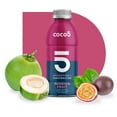Pack of 12, Coco5 Active Hydration Passion Fruit Flavored Coconut Water ...