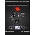 360? Full View Dashcam, 4K UHD Front & 1080P Side Rear Cameras, with ...