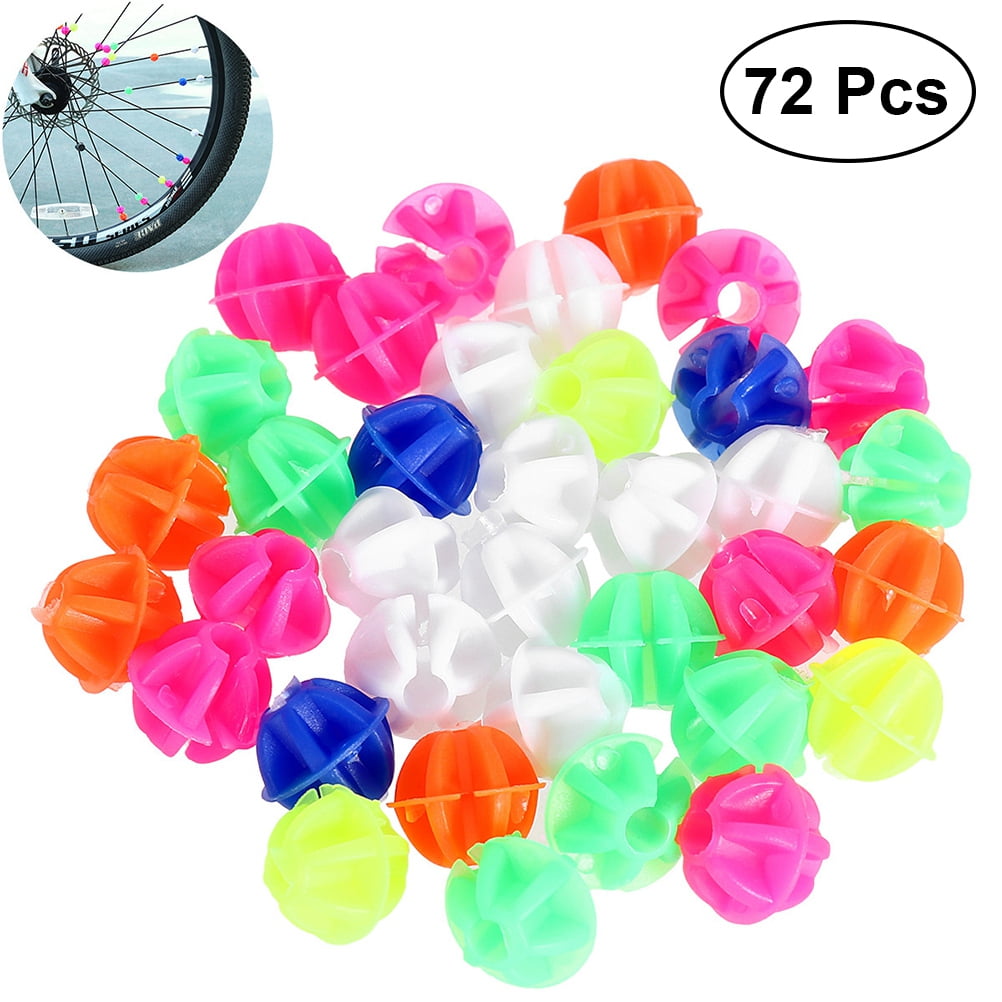 OUNONA Bike Beads Spoke Wheel Forbike Wheels Light Kids Star Kids Wire ...