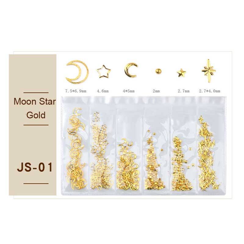 Sea Shimmer Nail Art Deco- Gold & Silver Mix - Walmart.com