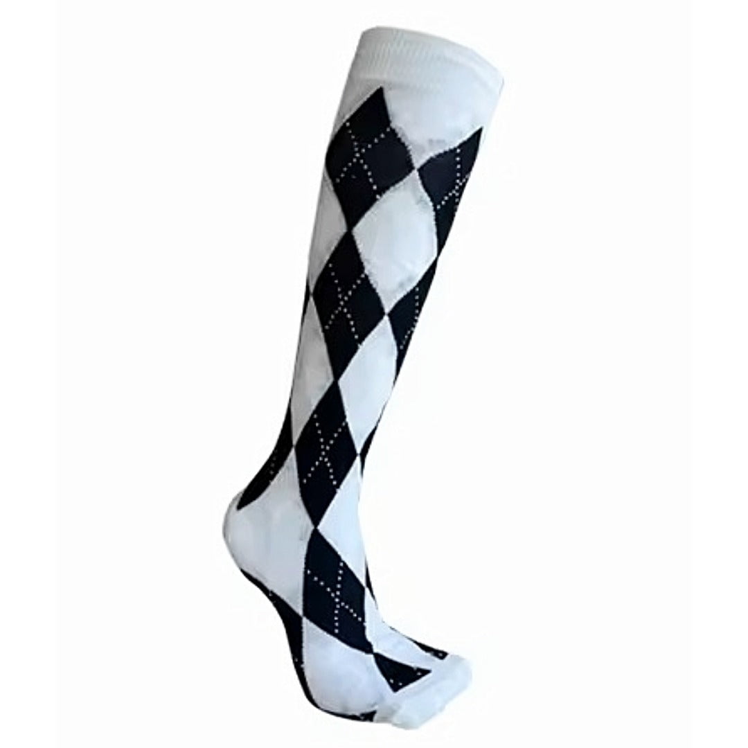 Click here for Black And White Argyle Socks From The Sock Panda (... prices