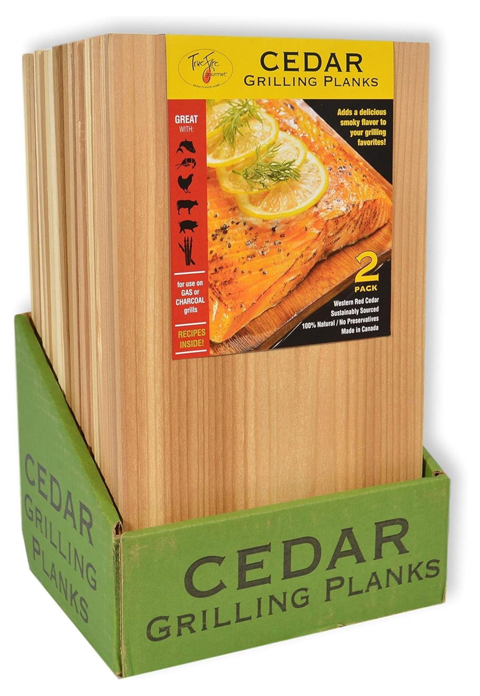 Pure Plank Brander Red Cedar Grilling Plank Grilling Planks