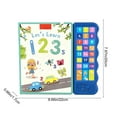 English Number Learning Toy Interactive Talking Picture Book with Audio ...