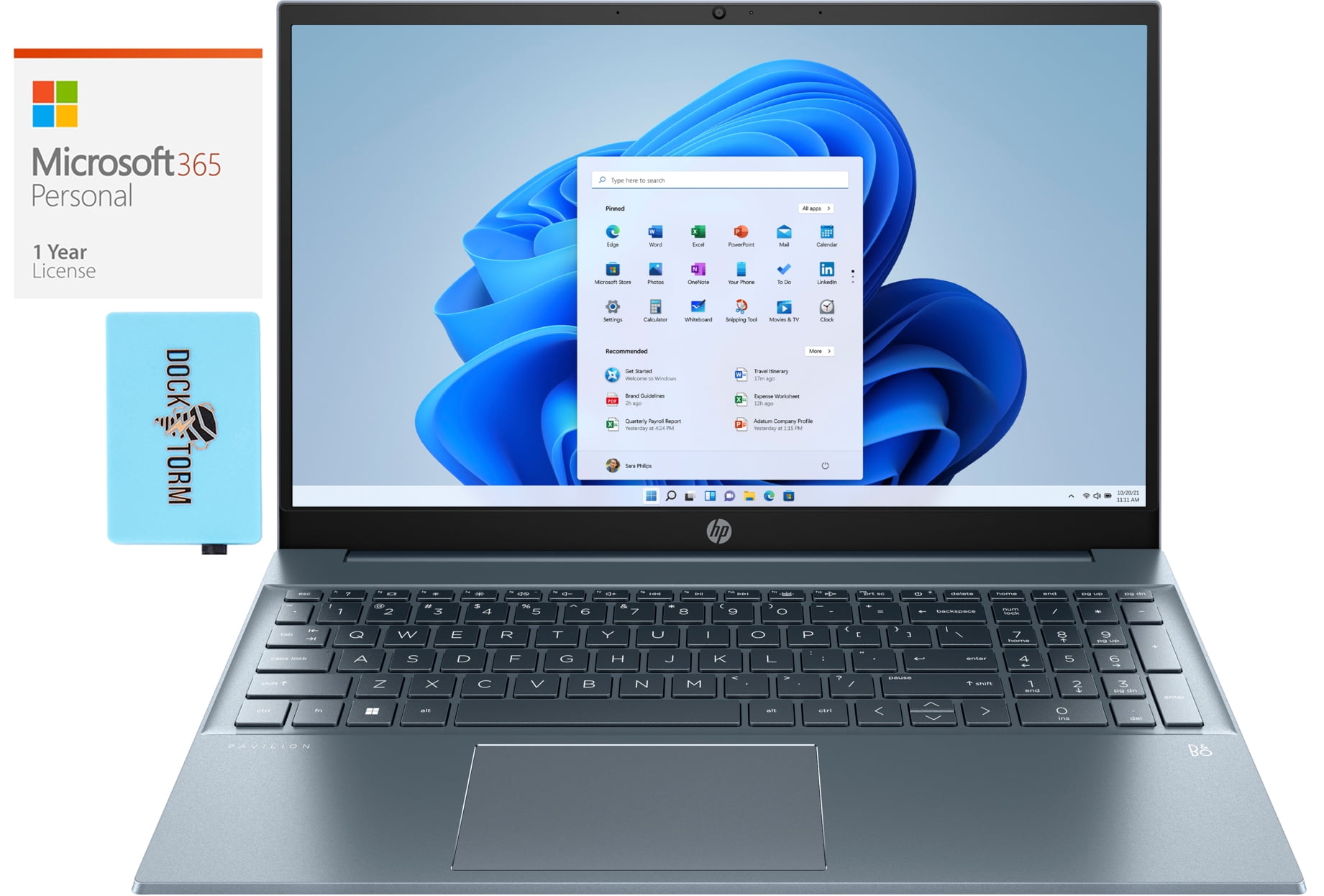 HP Pavilion 15t-eg000 Home/Business Laptop (Intel i7-1165G7 4-Core, 15 ...