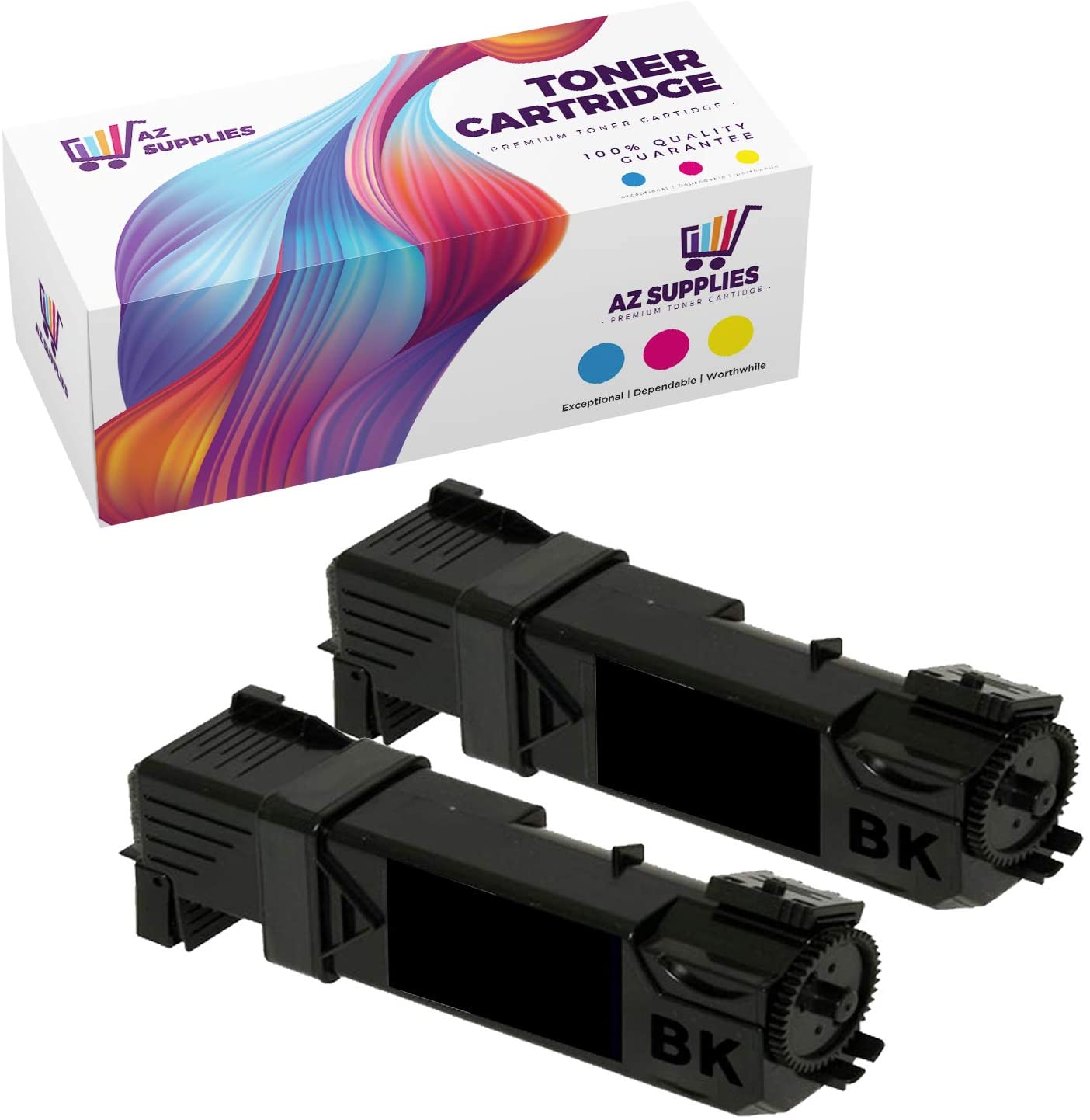 AZ Compatible Toner Cartridges Replacement for Dell 330-1385 330-1389 330-1416 330-1436 FM064 ...