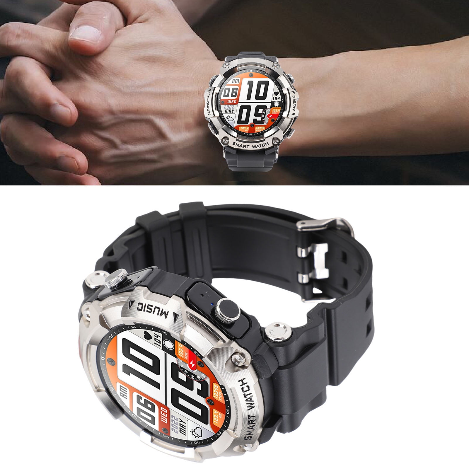 Click here for Estink Smart Watch Earbuds  Built In 1gb Memory 1.... prices