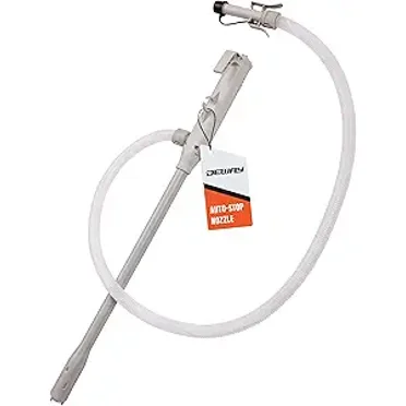 DEWAY Automatic Fuel Transfer Pump with Auto-Stop and 3 Cans Adapters ...
