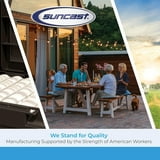 Suncast Backyard Oasis Entertainment Outdoor Bar with Pull-Out Drawers ...