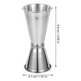 3 Pcs Stainless Steel Mixing Cup Jigger for Bartending Measure Cocktail ...