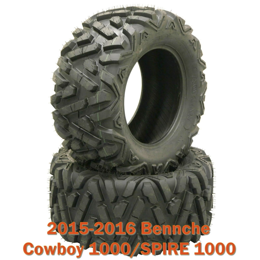 (2) 27x9-14 Front Tire Set for 15-16 Bennche Cowboy 1000/SPIRE 1000 ...