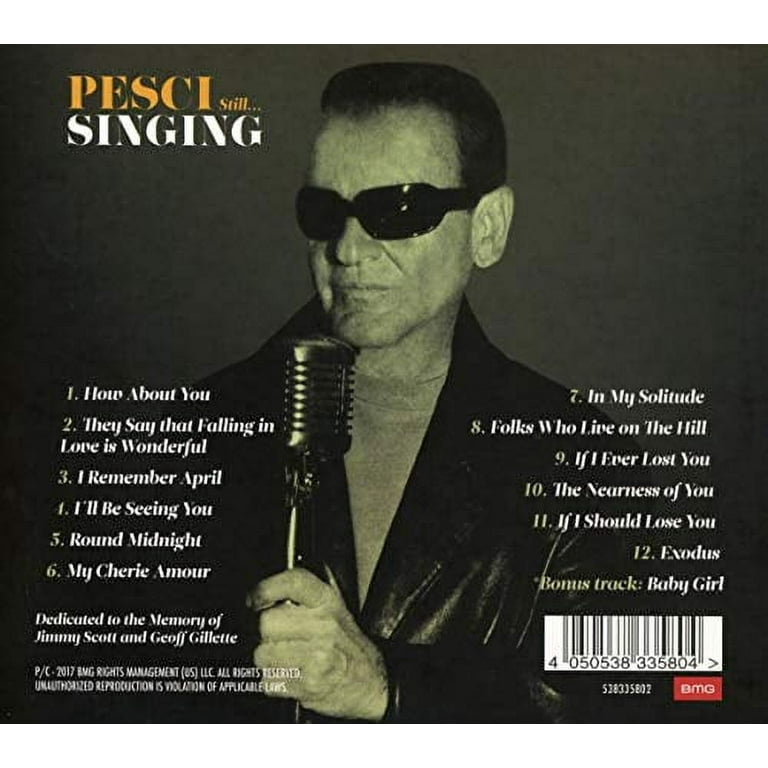 Joe Pesci Announces Still Singing His First New Album In 21 Years