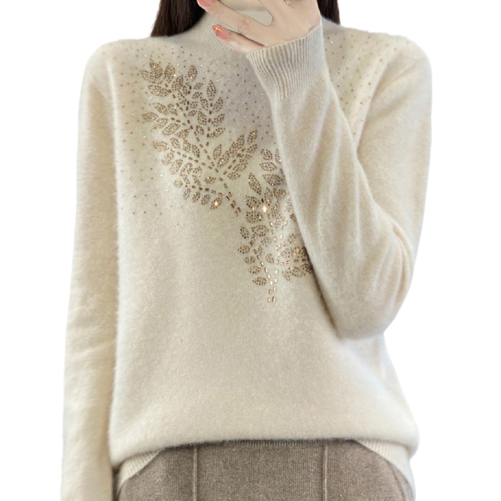 Click here for Ujnder Half Turtle Neck Style Sweater For Women St... prices