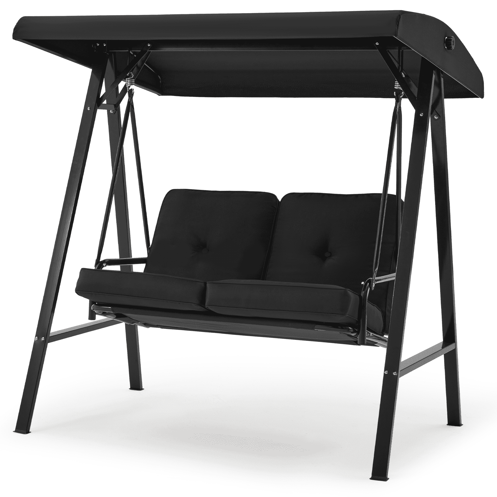 Click here for Aecojoy Metal Porch Swing With Canopy  Black prices