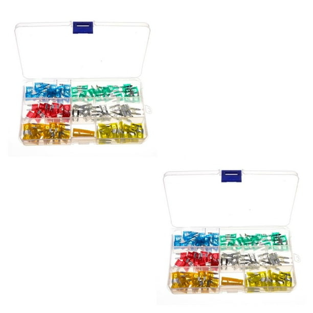 Unatoiry 120 Pieces Car Fuses Insert Kit with Box 5/10/15/20/25/30A ...