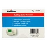 Garrison Digital Thermostat, 2 Stage Heat/Cool Programmable - Walmart.com