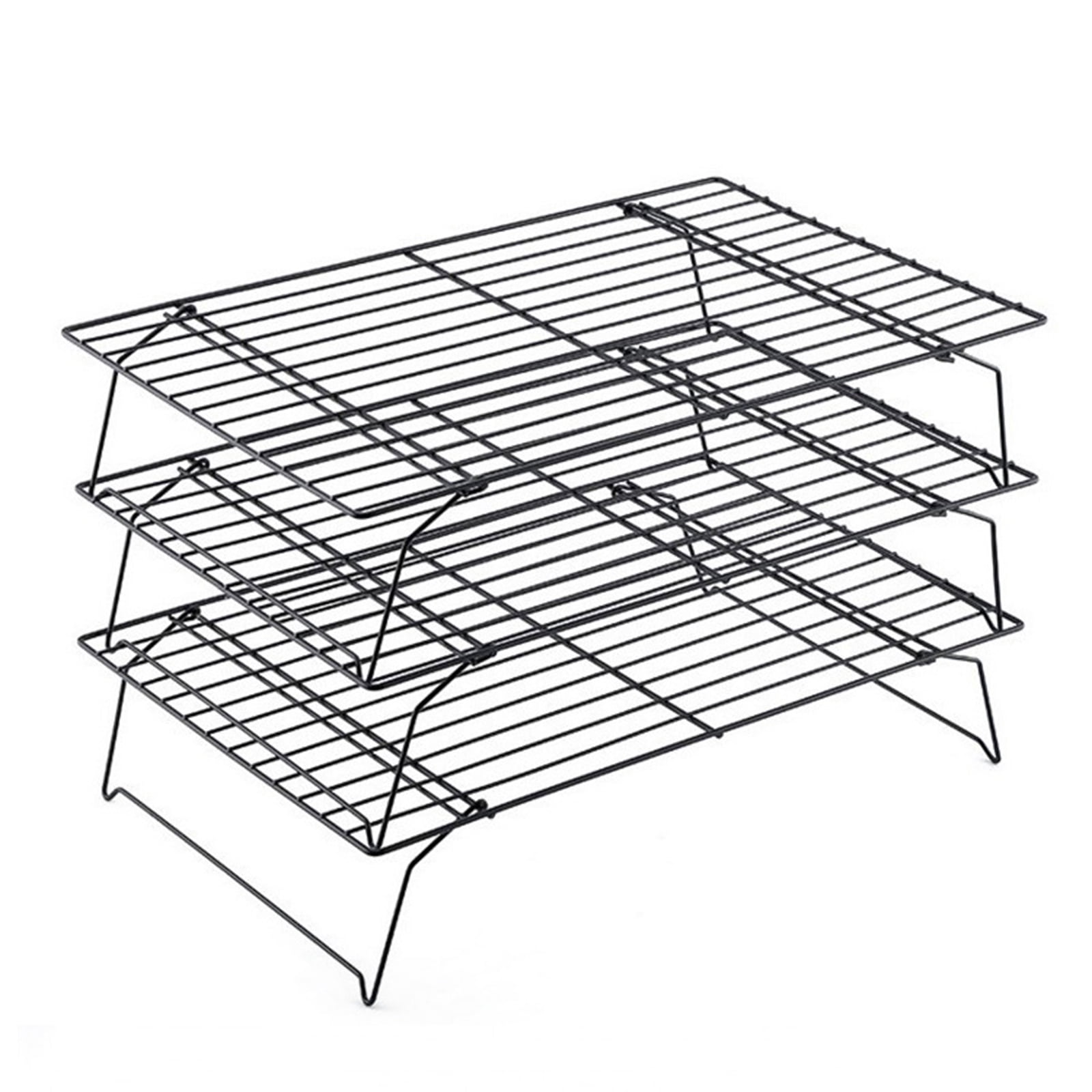 Cake Racks Baking Tools The Shelf 3Tier Stackable Tray Kitchenware Non ...