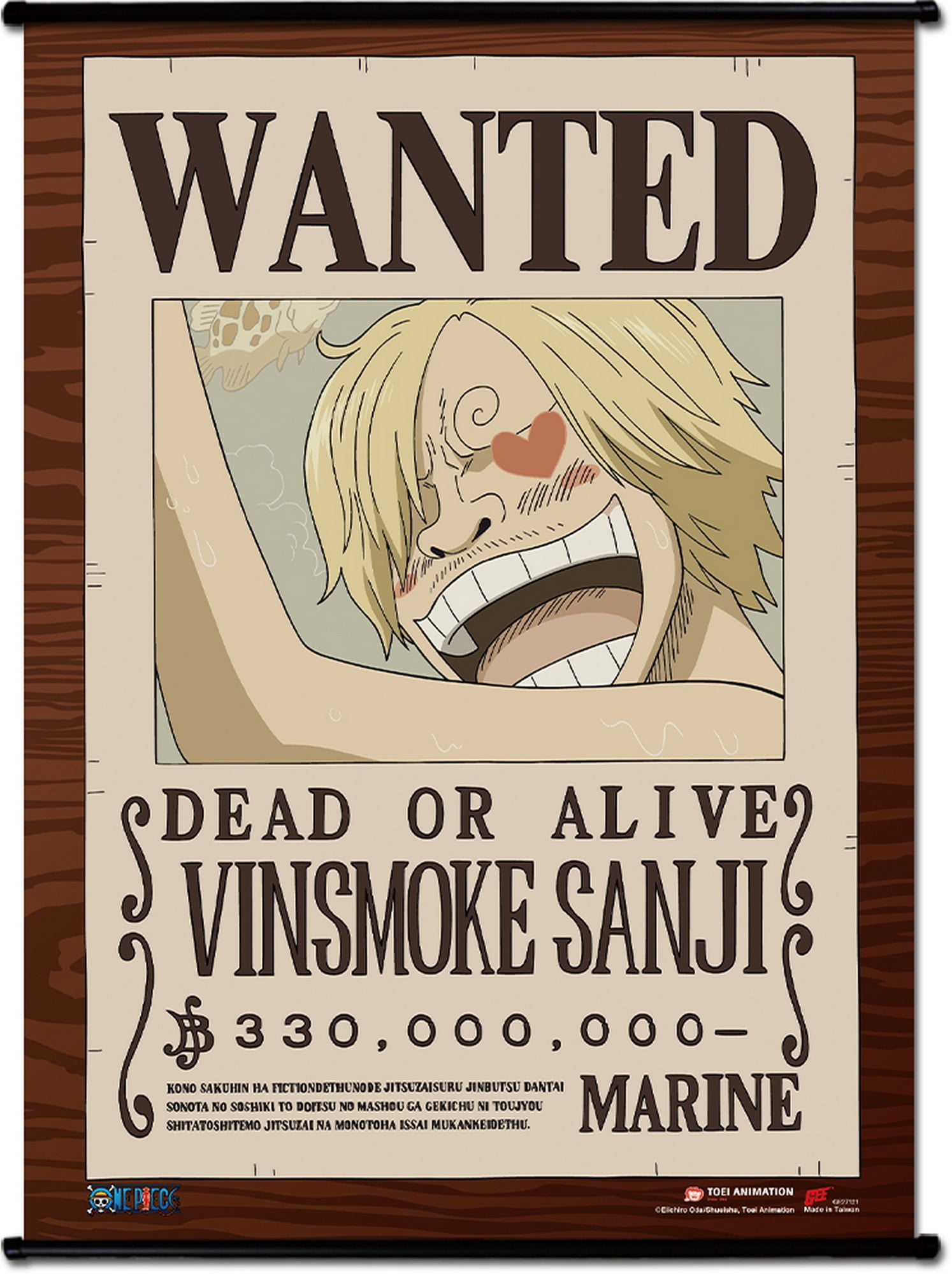 One Piece Wanted Posters Sanji