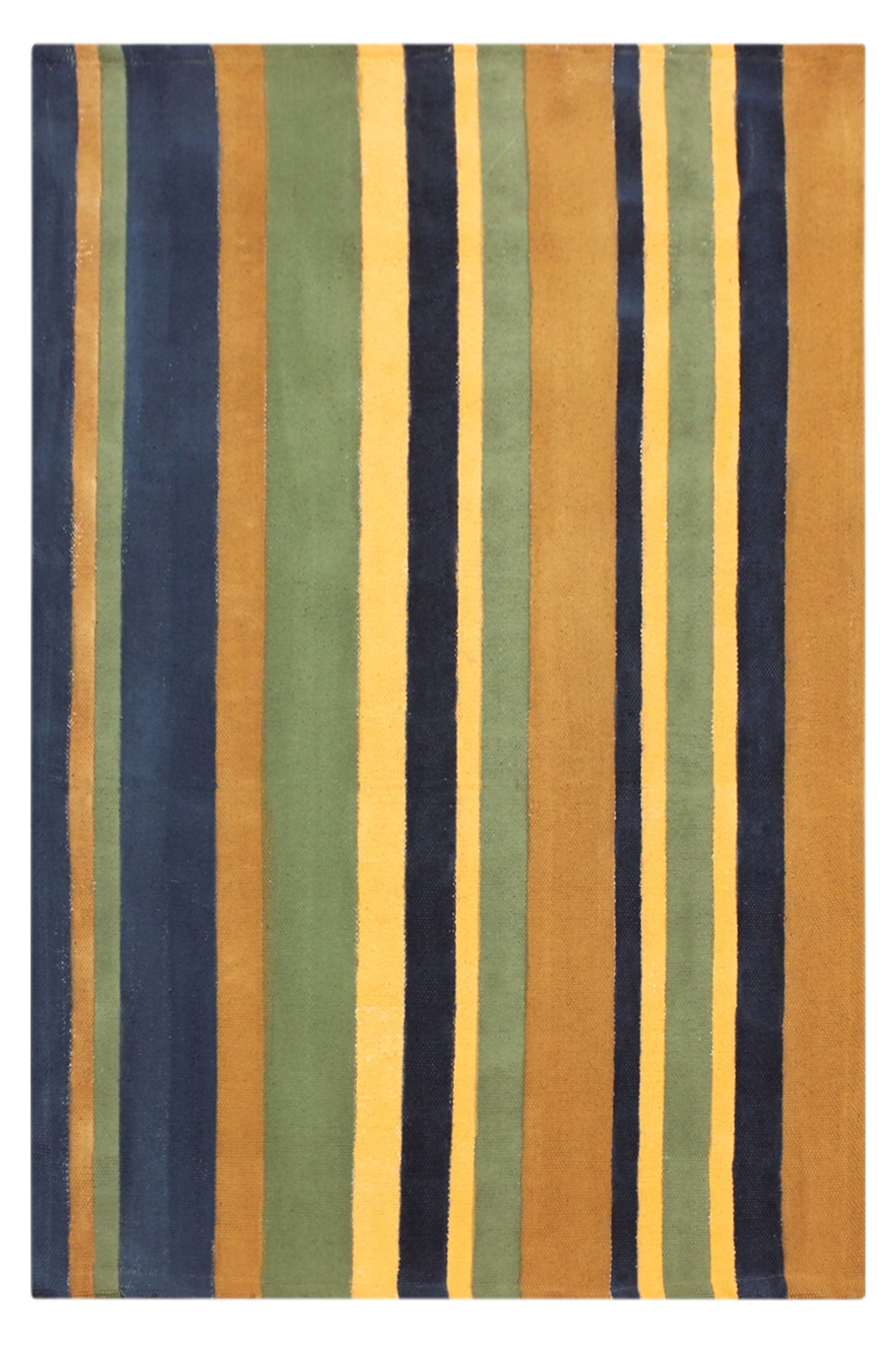 Casavani Indian Handmade Dhurrie Black Cotton Carpet Geometric Carpet ...