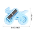 Macaron Color Motorcycle Shaped Single Hole Manual Plastic Pencil ...