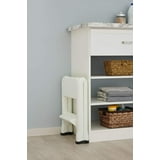 Rubbermaid Sturdy Plastic Two-Step Foldable & Collapsible Foot Stool ...