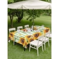 60x120 Inch Outdoor Tablecloth with Umbrella Hole Zipper Rectangle ...
